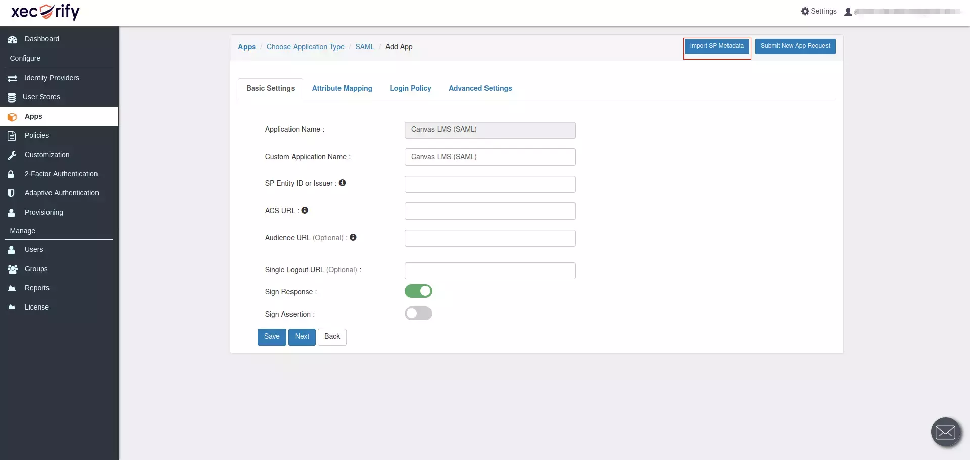 Canvas SSO (Single Sign-On) solution - miniOrange