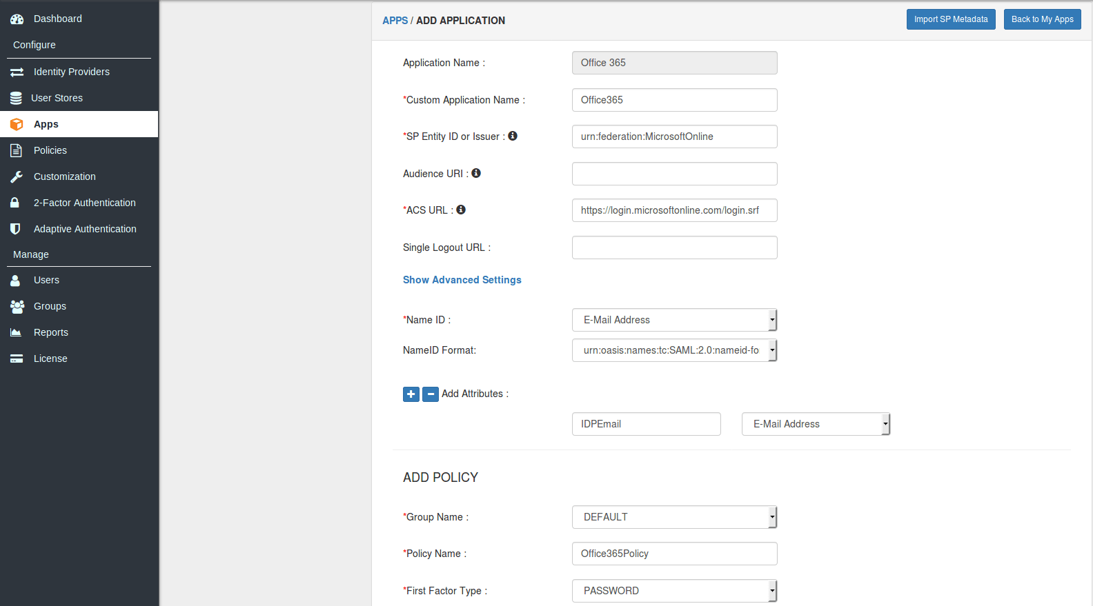 Office 365 Single Sign-On Integration| Office 365 SSO| SAML Office 365 Single Sign-On Integration| Office 365 SSO| SAML