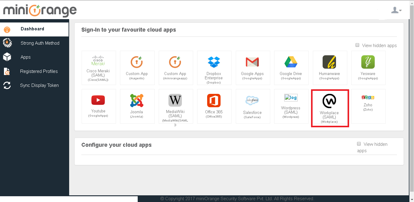 Workplace Single Sign-On | SAML SSO Solution